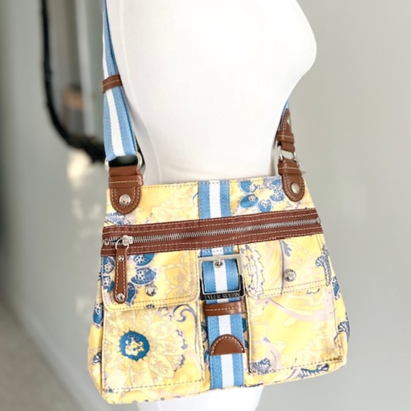 Tyler Rodan | Bags | Tyler Rodan Yellow Paisley Print Crossbody | Poshmark